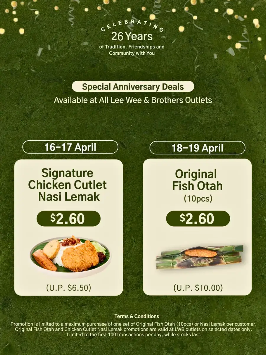 Best LEE WEE & BROTHERS Deals In Singapore [2026]