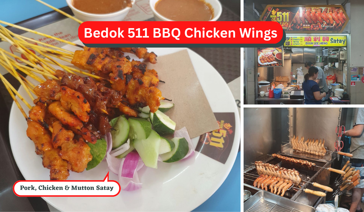 Bedok 511 BBQ Chicken Wing – Satays, The Best Sharing Dish