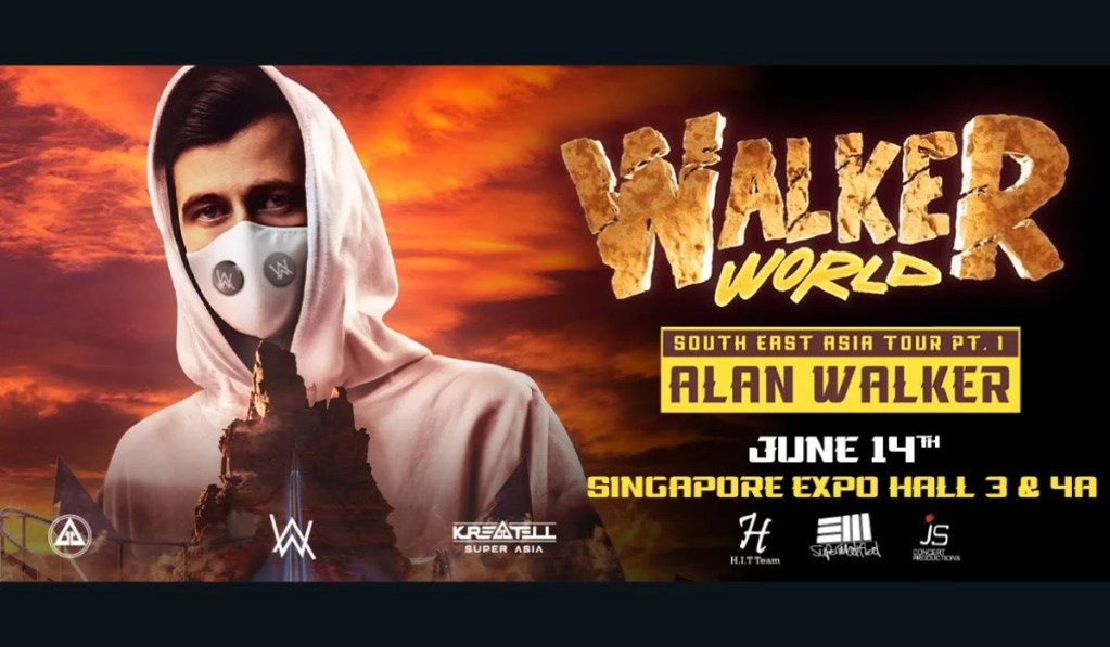 Alan Walker WALKERWORLD TOUR PT 1 2024 - Singapore Verified