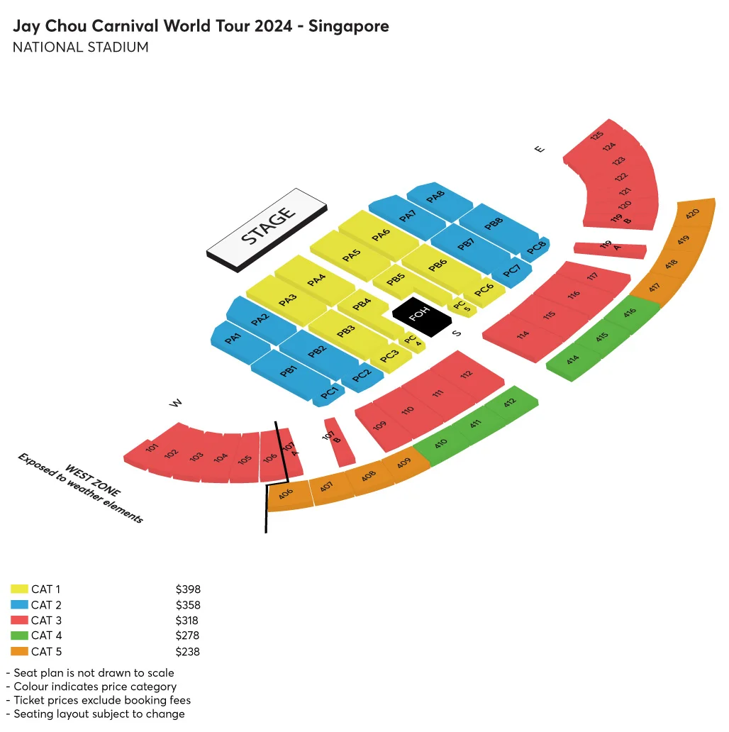 Jay Chou Carnival World Tour 2024 - Singapore Verified